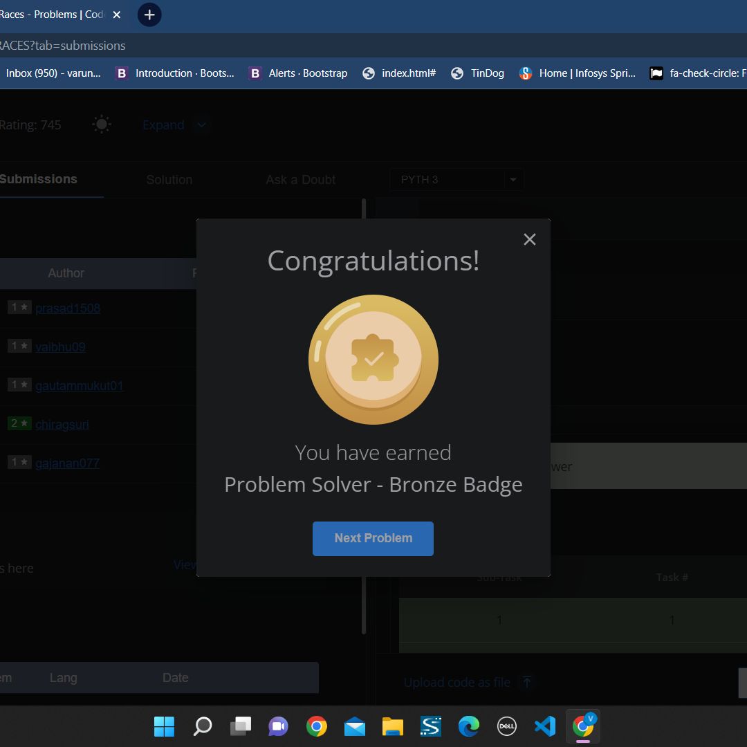 Varun Mayilvaganan on LinkedIn: #codingeveryday #codechef #python # ... Varun Mayilvaganan on LinkedIn: #codingeveryday #codechef #python # ...