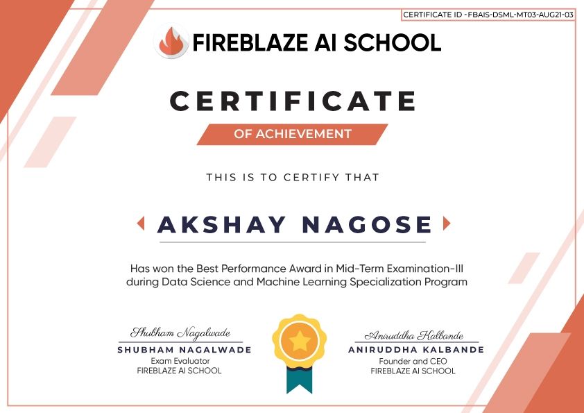 Akshay Nagose on LinkedIn: #fireblazeaischool #datascience # ... Akshay Nagose on LinkedIn: #fireblazeaischool #datascience # ...