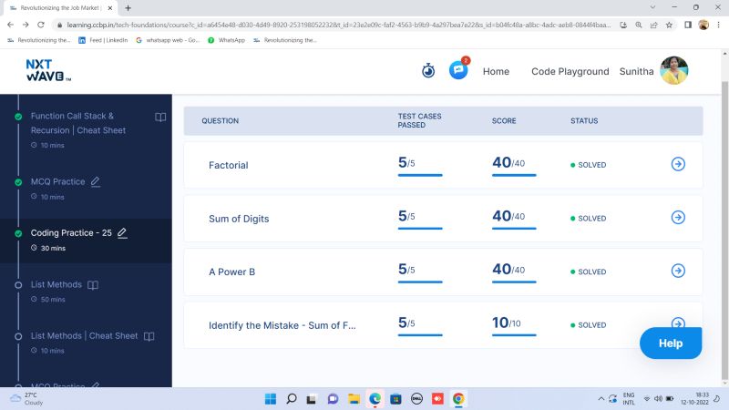 sunitha sandipam on LinkedIn: #day22 #30daysofcodechallenge # ... sunitha sandipam on LinkedIn: #day22 #30daysofcodechallenge # ...
