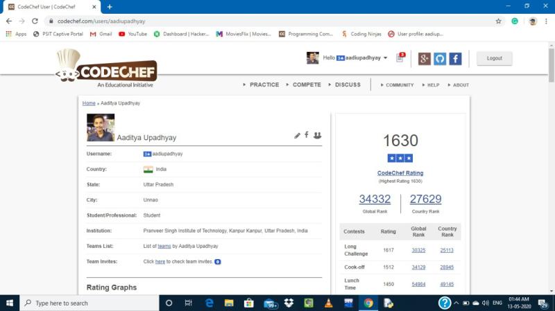 Aaditya Upadhyay on LinkedIn: #may #challenge #codechef #hackerrank # ... Aaditya Upadhyay on LinkedIn: #may #challenge #codechef #hackerrank # ...