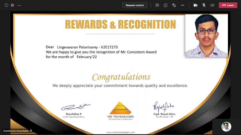 Lingeswaran Palanisamy on LinkedIn: #team #work #hardwork #reward # ... Lingeswaran Palanisamy on LinkedIn: #team #work #hardwork #reward # ...