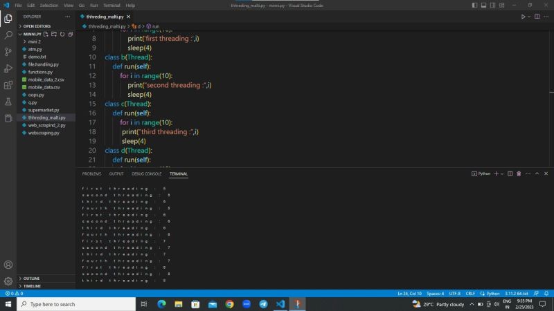 Mahesh Mahi on LinkedIn: Task 51 Practice multi threading with 2 and 4 ... Mahesh Mahi on LinkedIn: Task 51 Practice multi threading with 2 and 4 ...