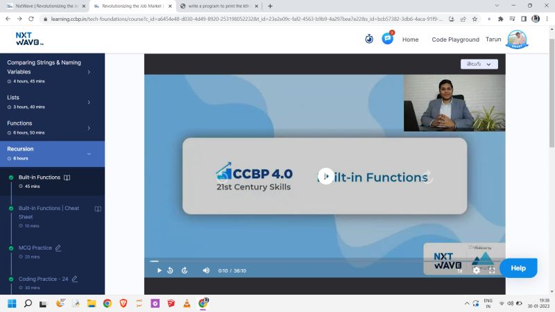 Tarun Yellapu on LinkedIn: #nxtwave #ccbp #rahulattuluri # ... Tarun Yellapu on LinkedIn: #nxtwave #ccbp #rahulattuluri # ...
