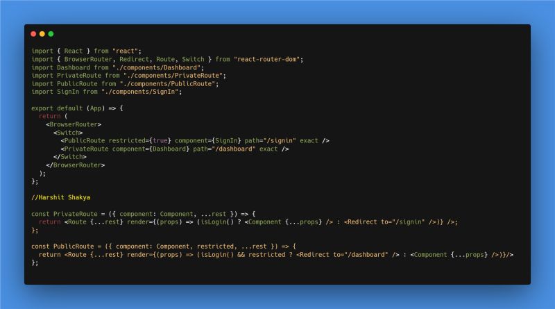 Harshit Shakya on LinkedIn: #reactjs #react #javascript #router # ... Harshit Shakya on LinkedIn: #reactjs #react #javascript #router # ...