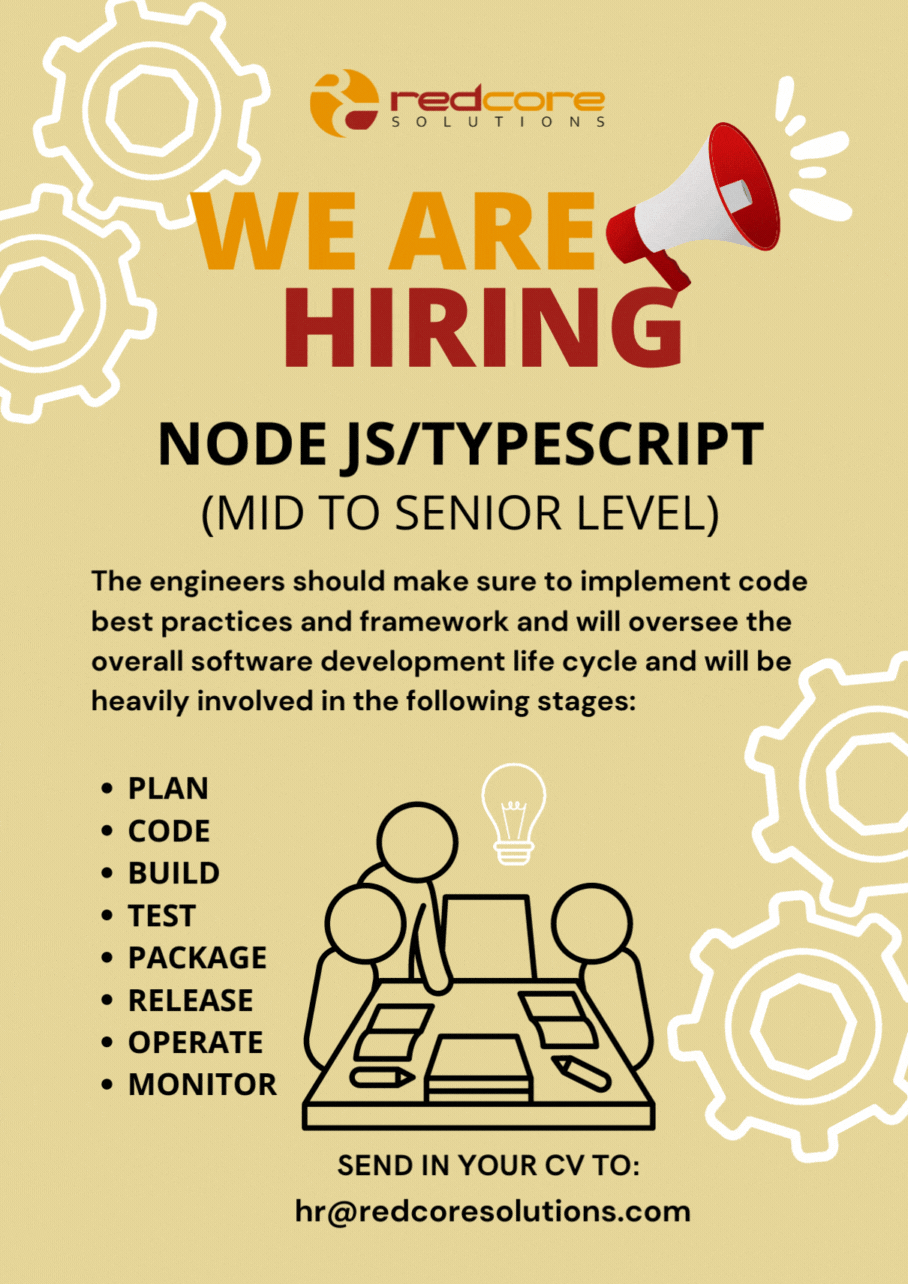 Red Core IT Solutions on LinkedIn: #hiringimmediately #nodejs # ... Red Core IT Solutions on LinkedIn: #hiringimmediately #nodejs # ...
