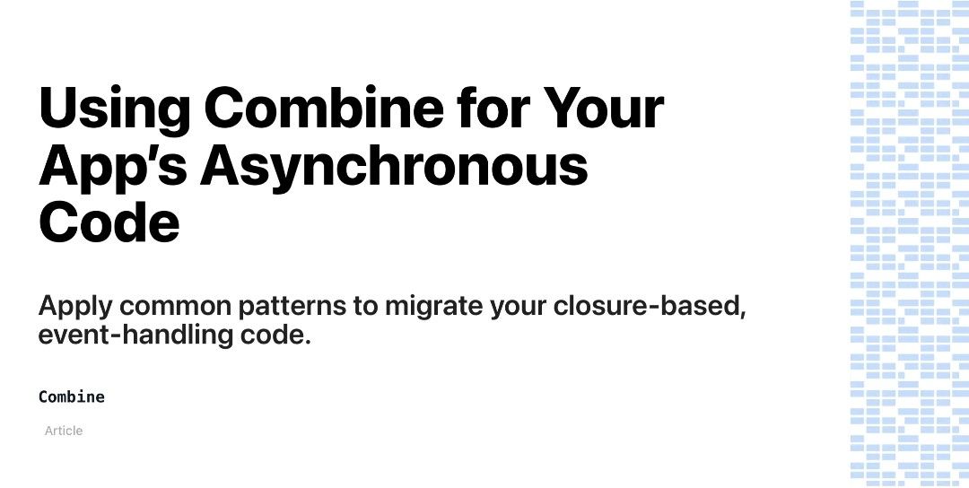 Ganesh Raju Galla on LinkedIn: #iosdev #iosdev #swift #combine Ganesh Raju Galla on LinkedIn: #iosdev #iosdev #swift #combine