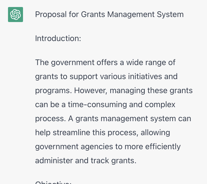 Shenell K. Glover on LinkedIn: #chatgpt #ai #govcon #governmentcontracting Shenell K. Glover on LinkedIn: #chatgpt #ai #govcon #governmentcontracting