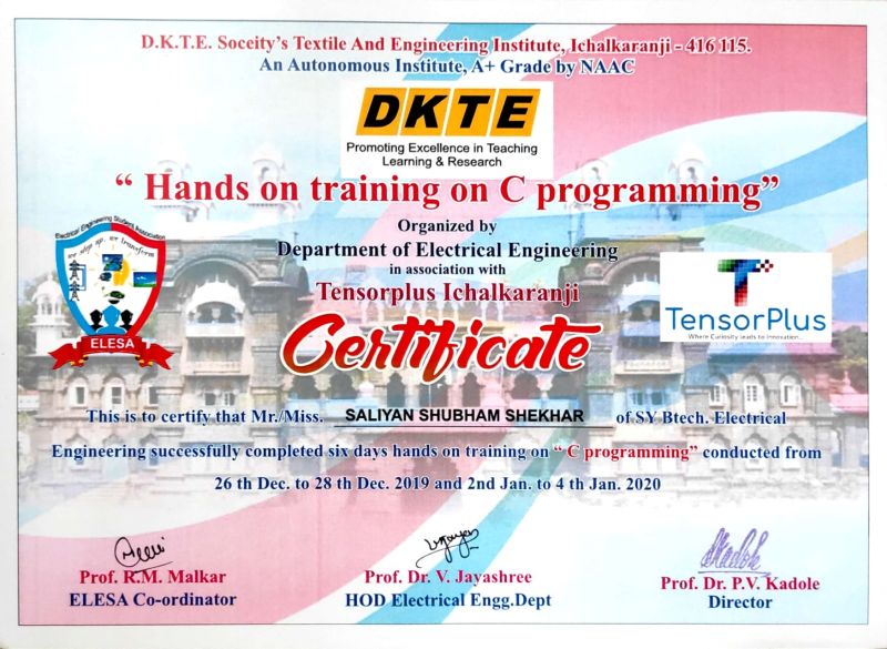 Shubham Saliyan on LinkedIn: #tensor #programming #c #traning Shubham Saliyan on LinkedIn: #tensor #programming #c #traning