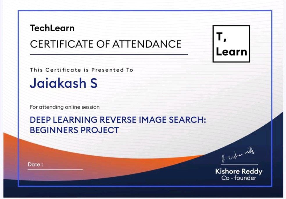 JAI AKASH S on LinkedIn: #deeplearning #techlearn JAI AKASH S on LinkedIn: #deeplearning #techlearn