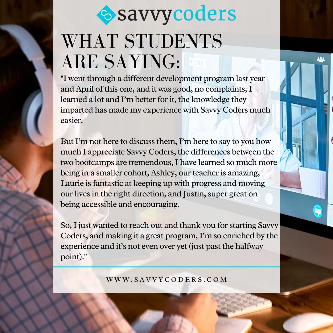 Savvy Coders on LinkedIn: #savvycoders Savvy Coders on LinkedIn: #savvycoders