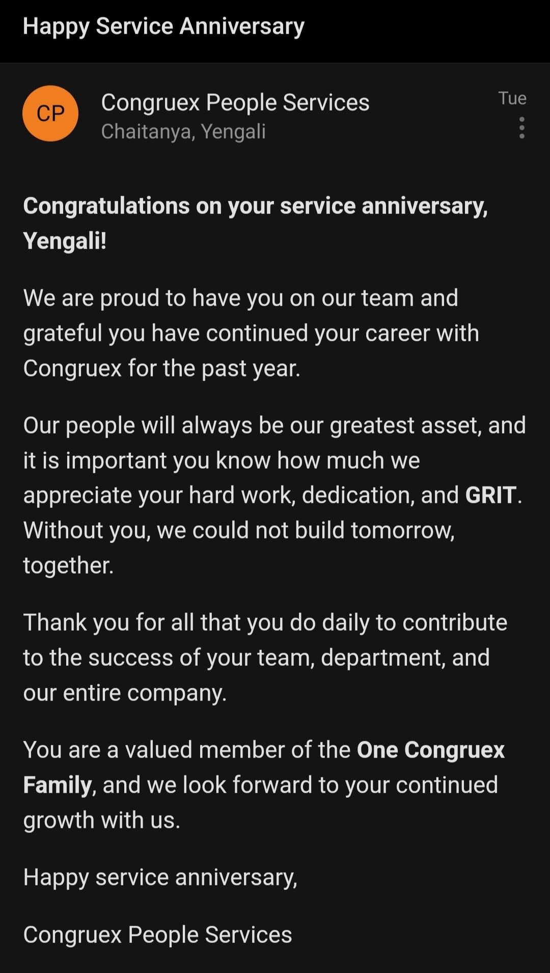 Chaitanya yengali on LinkedIn: #congruex Chaitanya yengali on LinkedIn: #congruex