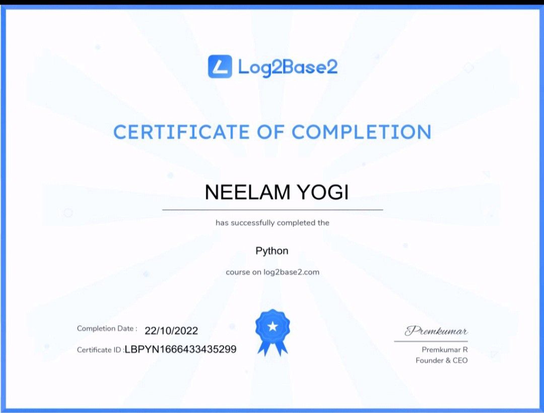 Neelam Yogi posted on LinkedIn Neelam Yogi posted on LinkedIn