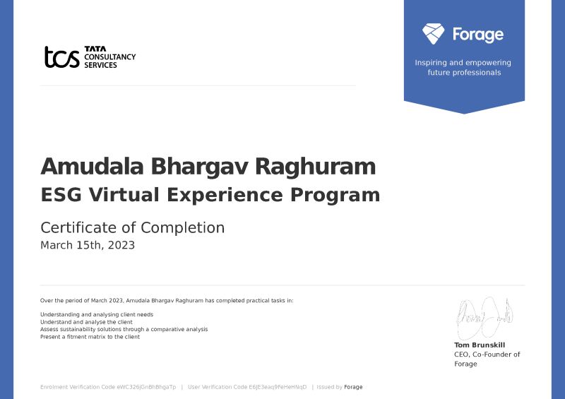 #tcs #esg #sustainability #certification #learninganddevelopment ... #tcs #esg #sustainability #certification #learninganddevelopment ...