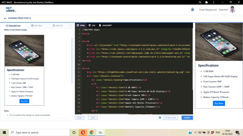 Parusuramachari Kammari on LinkedIn: #css #html #bootstrap #nxtwave Parusuramachari Kammari on LinkedIn: #css #html #bootstrap #nxtwave