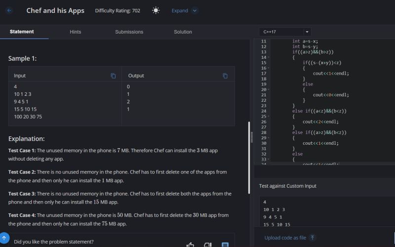 Samriti Raj on LinkedIn: #100daysofcode #codechef ... Samriti Raj on LinkedIn: #100daysofcode #codechef ...