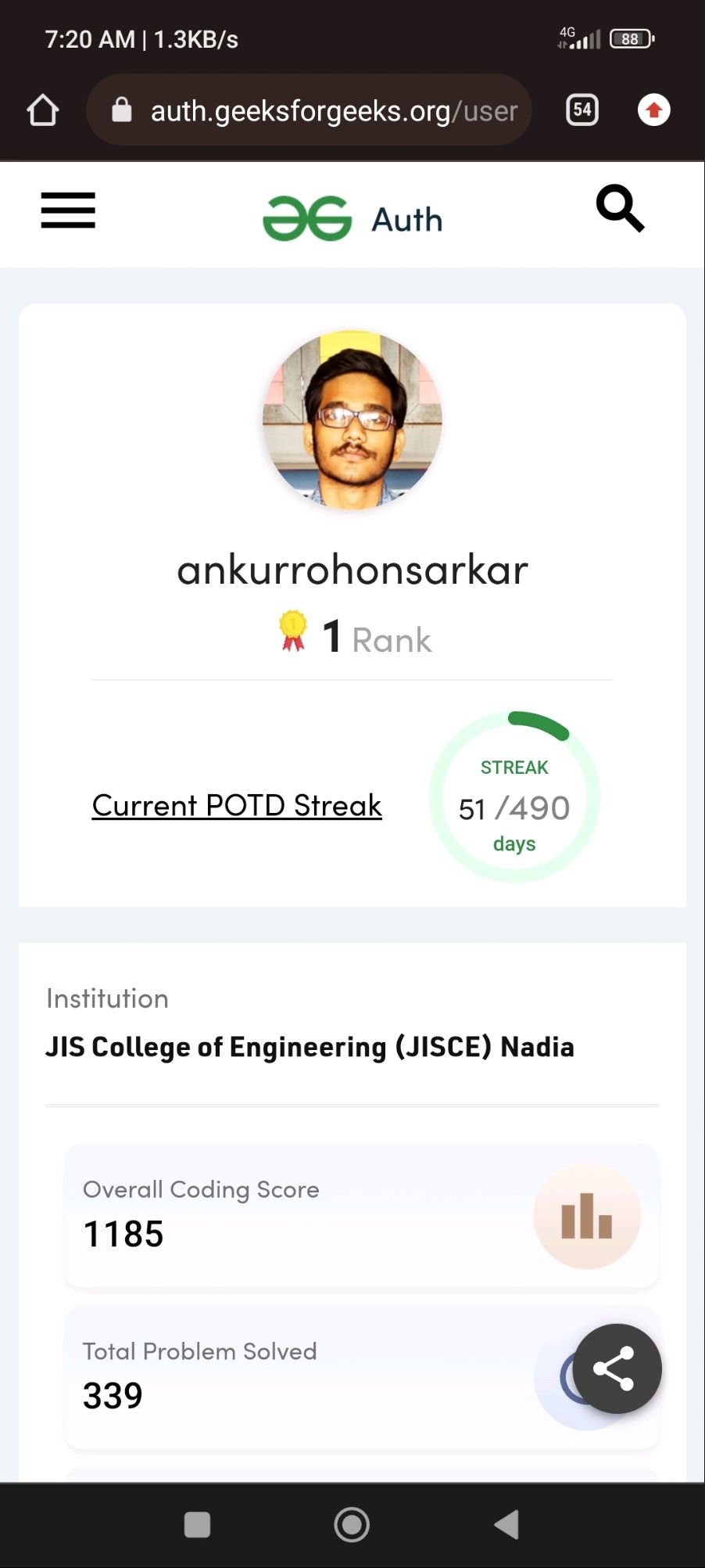 Ankur Sarkar on LinkedIn: #geeksforgeeks #consistency # ... Ankur Sarkar on LinkedIn: #geeksforgeeks #consistency # ...