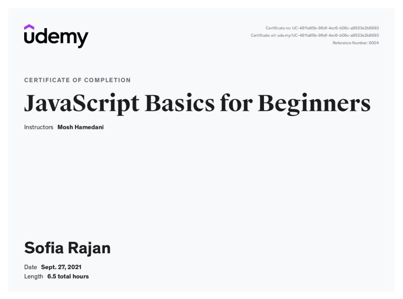Sofia Rajan on LinkedIn: #javascript #programming #javascript #udemy Sofia Rajan on LinkedIn: #javascript #programming #javascript #udemy