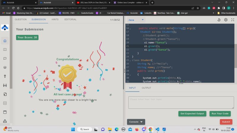 Mamatha Pawar on LinkedIn: #day47 #oops #java #programming #acciojob ... Mamatha Pawar on LinkedIn: #day47 #oops #java #programming #acciojob ...