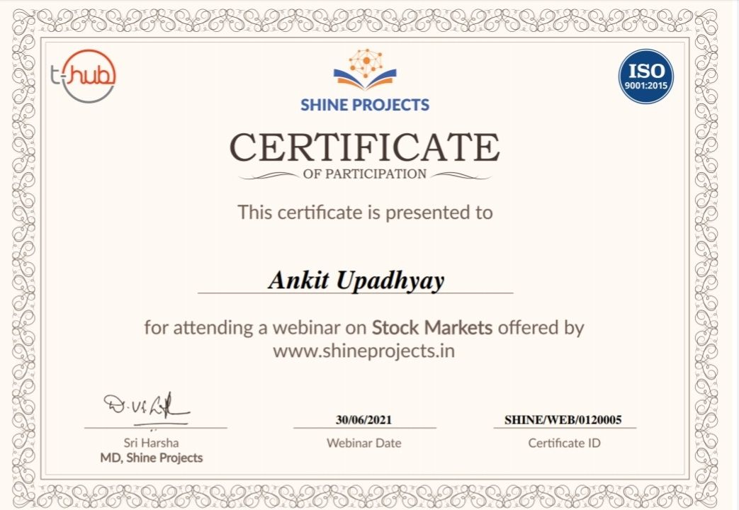 ANKIT UPADHYAY on LinkedIn: #fruitful #learning #shineprojects # ... ANKIT UPADHYAY on LinkedIn: #fruitful #learning #shineprojects # ...