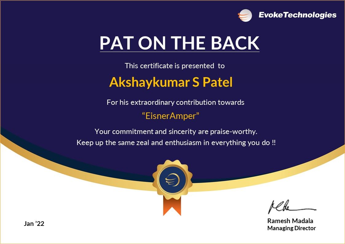 Akshay Patel on LinkedIn: Thanks Ferosh Sethumadhavan & Ranjith Reddy ... Akshay Patel on LinkedIn: Thanks Ferosh Sethumadhavan & Ranjith Reddy ...