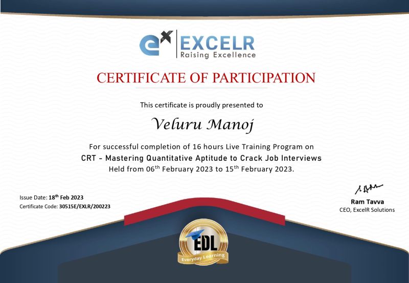 #quantitativeaptitude #excelr #aptitude #problemsolving… | Manoj Veluru #quantitativeaptitude #excelr #aptitude #problemsolving… | Manoj Veluru