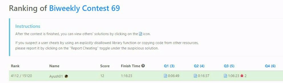 Ayush Agrawal on LinkedIn: #java #leetcode #programminglife Ayush Agrawal on LinkedIn: #java #leetcode #programminglife