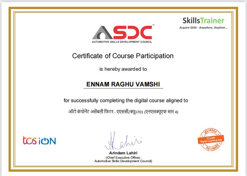 ENNAM RAGHU VAMSHI on LinkedIn: #tcsion #tcsjobs #tcs ENNAM RAGHU VAMSHI on LinkedIn: #tcsion #tcsjobs #tcs