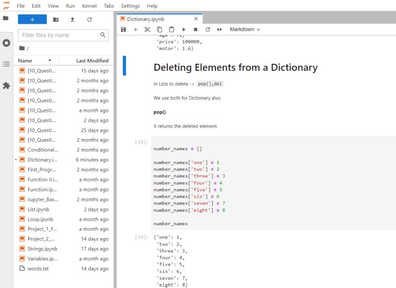 Day 68 of Coding: Python Hands-on - I learned about adding and deleting ... Day 68 of Coding: Python Hands-on - I learned about adding and deleting ...