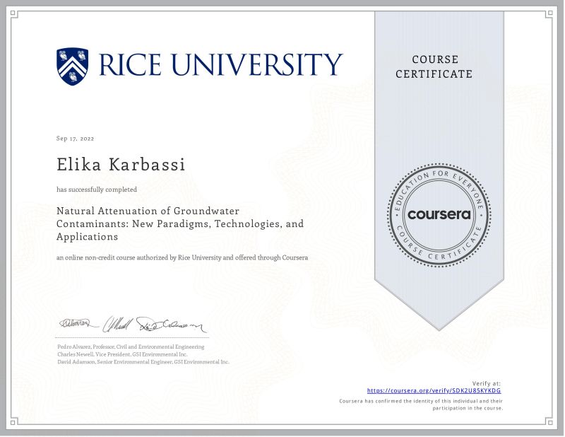 Elika Karbassi (Ph.D) على LinkedIn: #pfas #coursera #industry #phd Elika Karbassi (Ph.D) على LinkedIn: #pfas #coursera #industry #phd