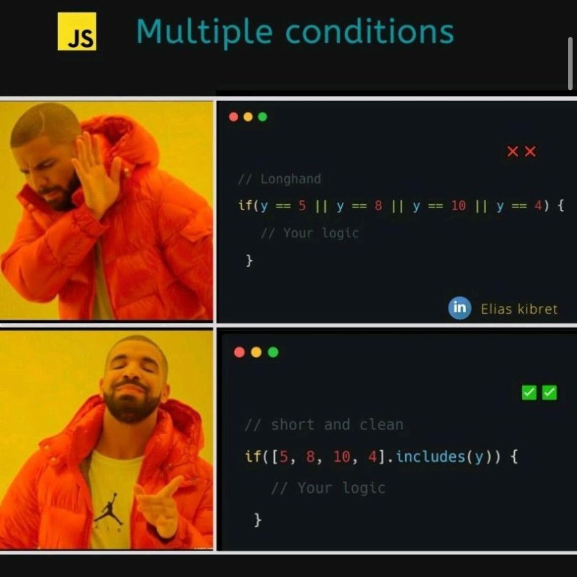 Younes AGABI 🚀 on LinkedIn: #javascript #tipsandtricks | 102 comments Younes AGABI 🚀 on LinkedIn: #javascript #tipsandtricks | 102 comments