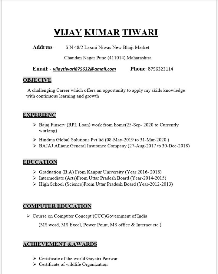 Vijay Kumar Tiwari on LinkedIn: #banking #jobopportunity Vijay Kumar Tiwari on LinkedIn: #banking #jobopportunity
