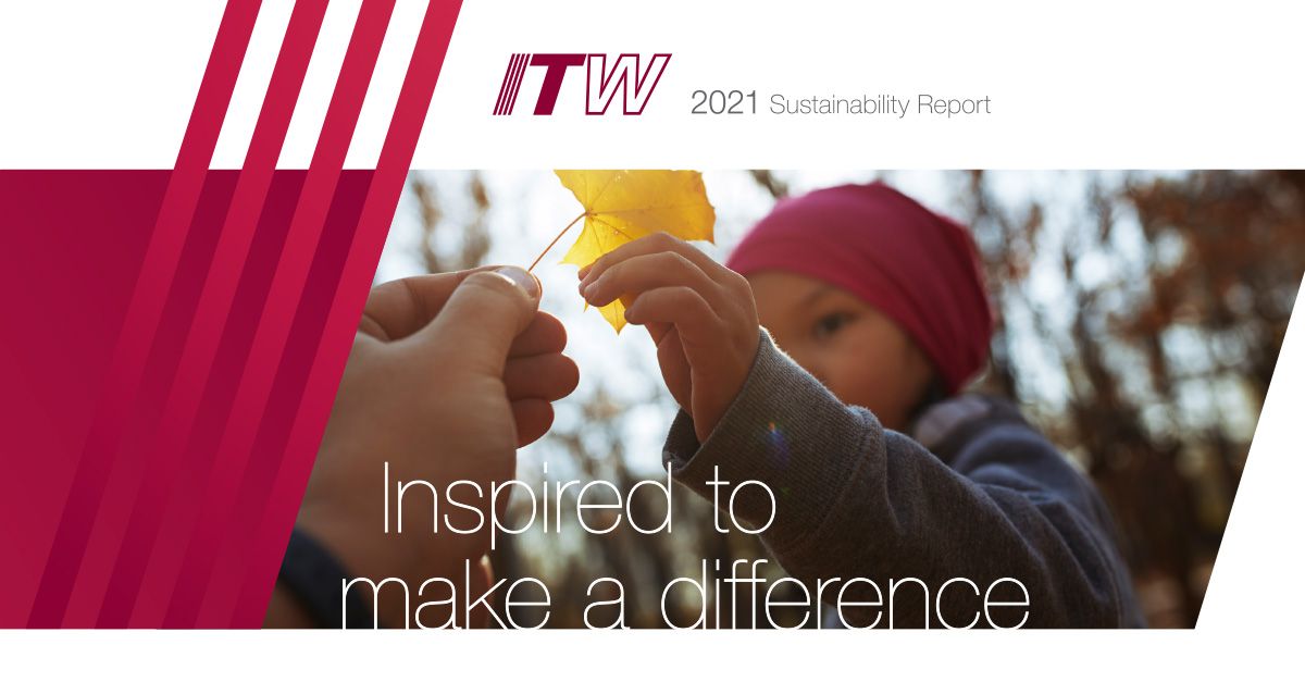 ITW on LinkedIn: ITW’s longstanding commitment to sustainability is ... ITW on LinkedIn: ITW’s longstanding commitment to sustainability is ...