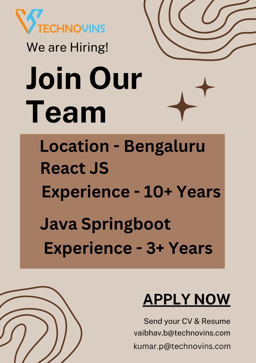 Vinod Chougale on LinkedIn: #hiring #reactjs #java #javaspringboot #react Vinod Chougale on LinkedIn: #hiring #reactjs #java #javaspringboot #react