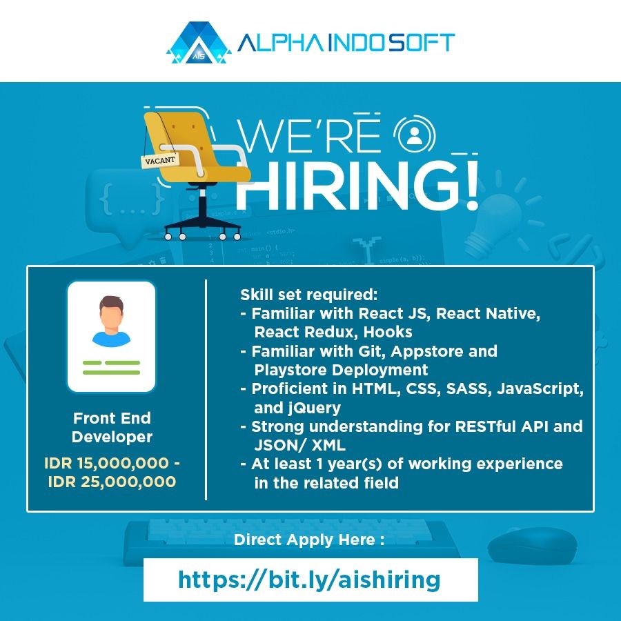 PT. Alpha Indo Soft on LinkedIn: #frontend #javascript #reactjs # ... PT. Alpha Indo Soft on LinkedIn: #frontend #javascript #reactjs # ...