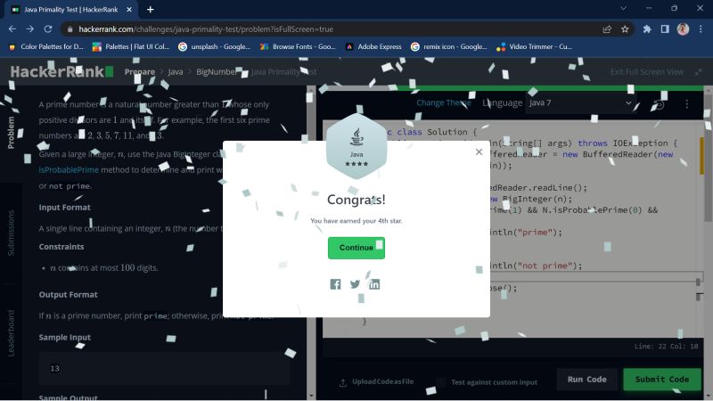Deepak Simrodia on LinkedIn: #hackerrank #javaprogramming Deepak Simrodia on LinkedIn: #hackerrank #javaprogramming