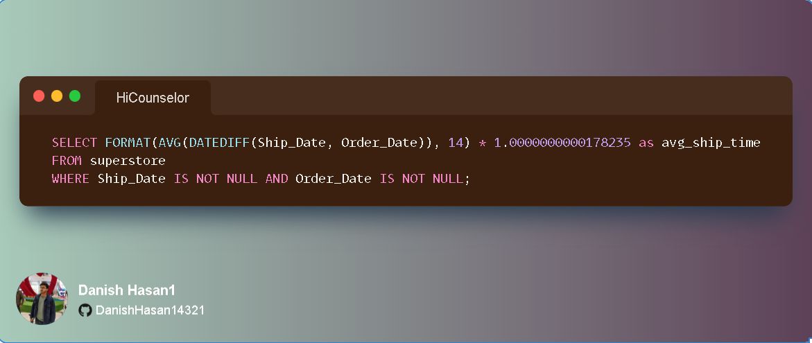 Danish Hasan on LinkedIn: #hicounselor #sql #query #dataanalytics # ... Danish Hasan on LinkedIn: #hicounselor #sql #query #dataanalytics # ...