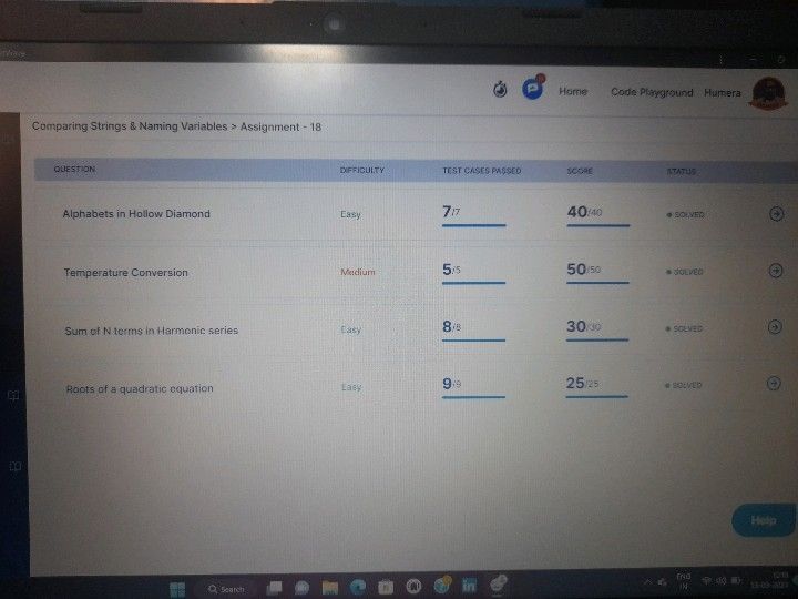 Humera Pinjari on LinkedIn: #assignment #python #ccbpians #nxtwave #ccbp Humera Pinjari on LinkedIn: #assignment #python #ccbpians #nxtwave #ccbp