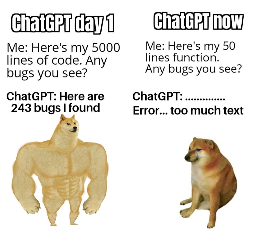 Taimoor Qadir on LinkedIn: #ai #chatgpt #coding #bugs Taimoor Qadir on LinkedIn: #ai #chatgpt #coding #bugs