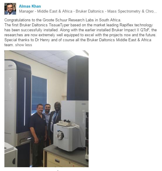 Bruker Daltonics on LinkedIn: The first Bruker Daltonics TissueTyper ... Bruker Daltonics on LinkedIn: The first Bruker Daltonics TissueTyper ...