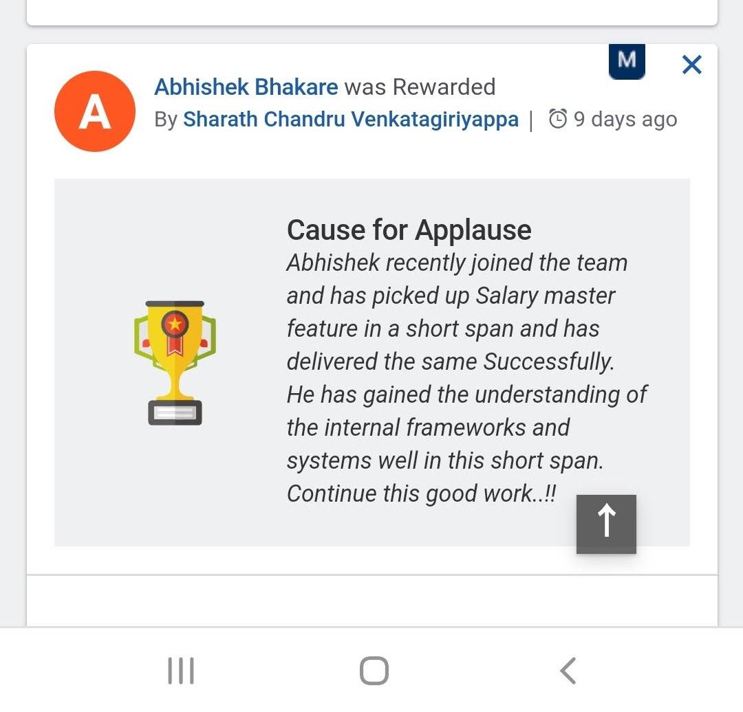Abhishek Bhakare on LinkedIn: #worklife #awards #accolades # ... Abhishek Bhakare on LinkedIn: #worklife #awards #accolades # ...