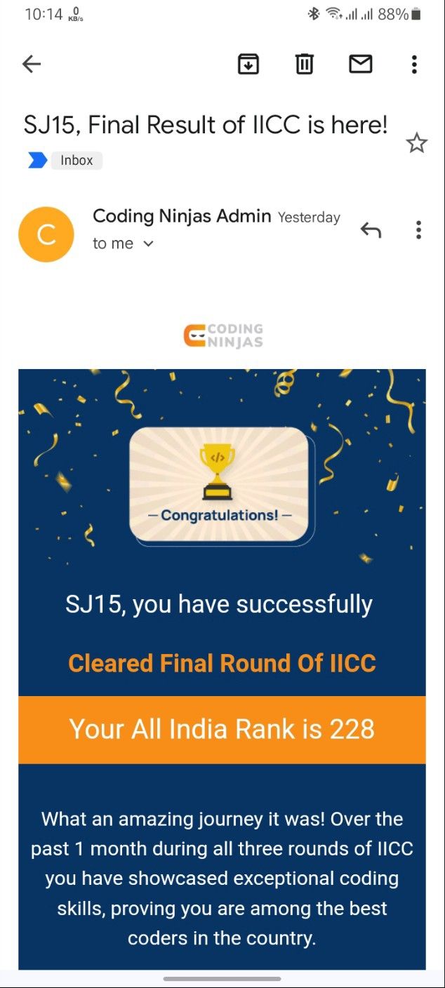 Sourav Jana on LinkedIn: #iicc #coding #aicte #codingninjas # ... Sourav Jana on LinkedIn: #iicc #coding #aicte #codingninjas # ...