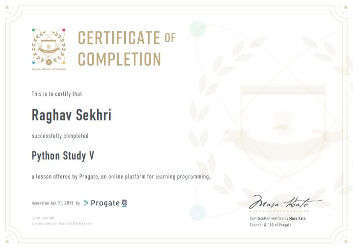 Raghav Sekhri on LinkedIn: #python #progate Raghav Sekhri on LinkedIn: #python #progate