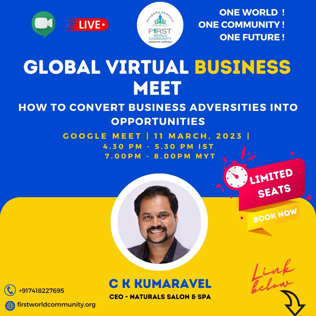 C K Kumaravel on LinkedIn: #business #opportunities C K Kumaravel on LinkedIn: #business #opportunities