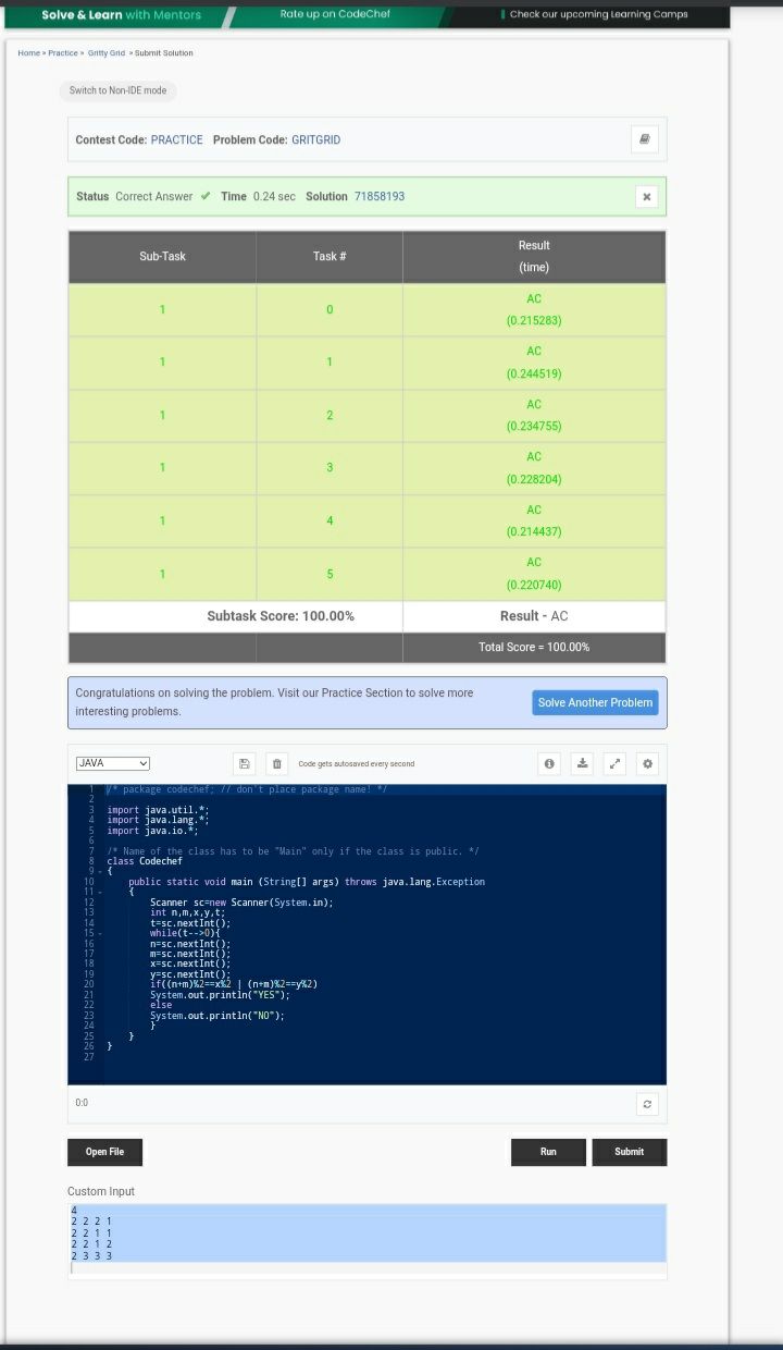 #codechef #coding #100daysofcodechallenge #happycoding #java | Shruthi S #codechef #coding #100daysofcodechallenge #happycoding #java | Shruthi S