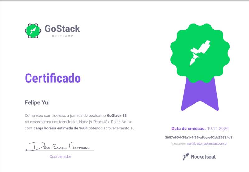 Felipe Yui on LinkedIn: #react #nodejs #reactjs #rocketseat Felipe Yui on LinkedIn: #react #nodejs #reactjs #rocketseat