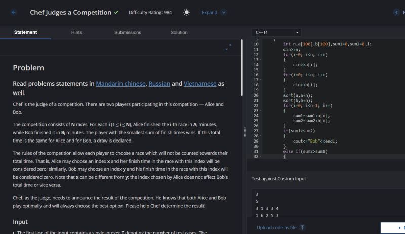 Samriti Raj on LinkedIn: #100daysofcode #codechef Samriti Raj on LinkedIn: #100daysofcode #codechef