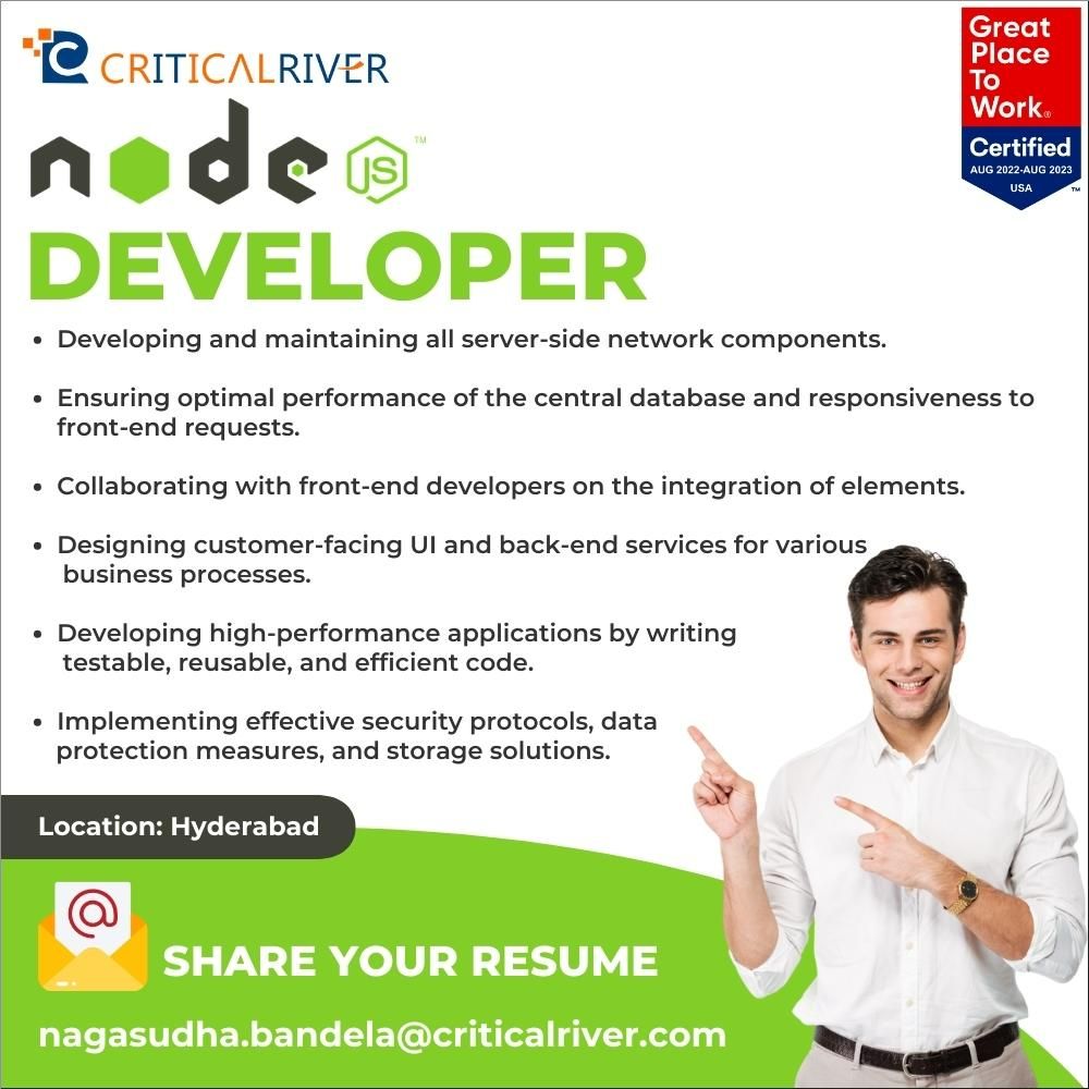 Nagasudha Bandela on LinkedIn: #hiring #nodejs #nodejs #developer # ... Nagasudha Bandela on LinkedIn: #hiring #nodejs #nodejs #developer # ...