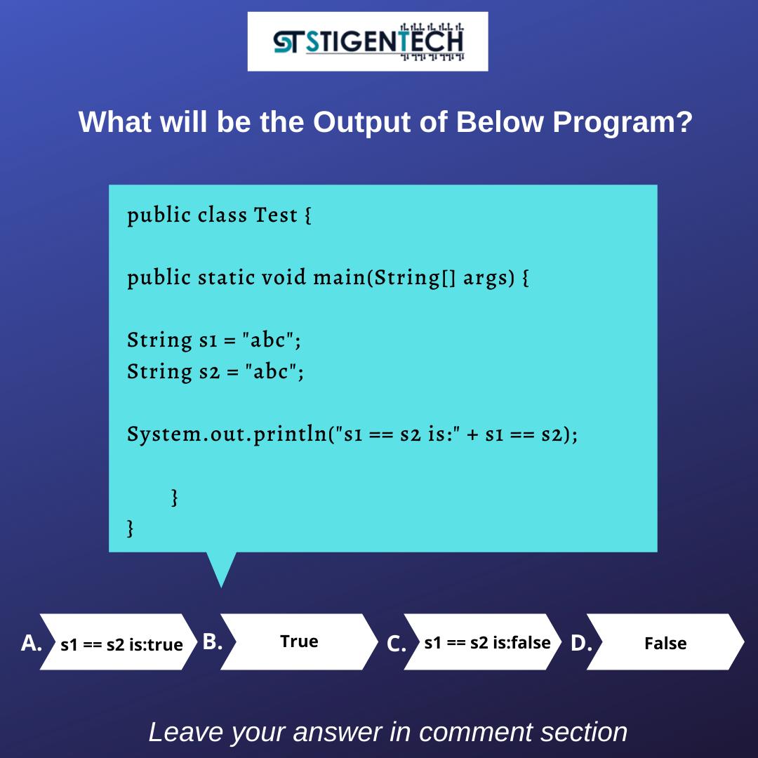 STIGENTECH IT SERVICES PRIVATE LIMITED on LinkedIn: #java # ... STIGENTECH IT SERVICES PRIVATE LIMITED on LinkedIn: #java # ...