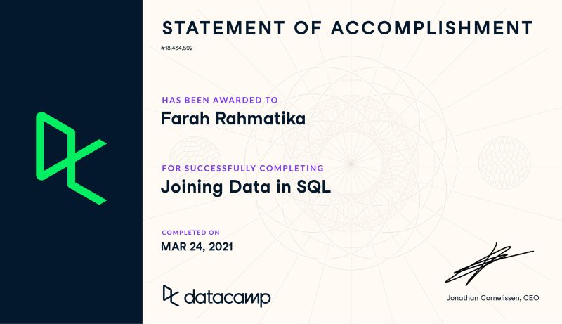 #sql #dataanalysis | Farah R. #sql #dataanalysis | Farah R.