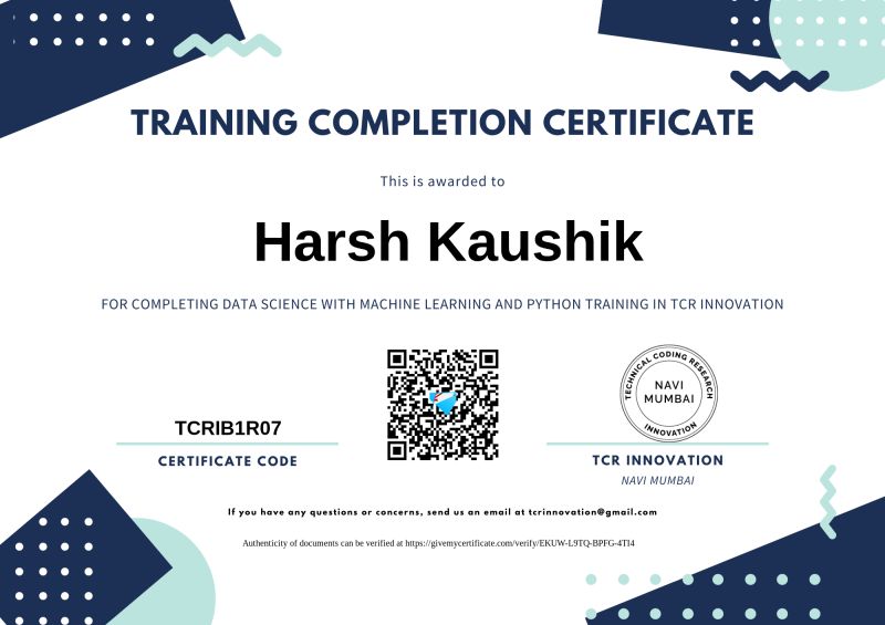 Harsh Kaushik on LinkedIn: #datascience #machinelearning # ... Harsh Kaushik on LinkedIn: #datascience #machinelearning # ...